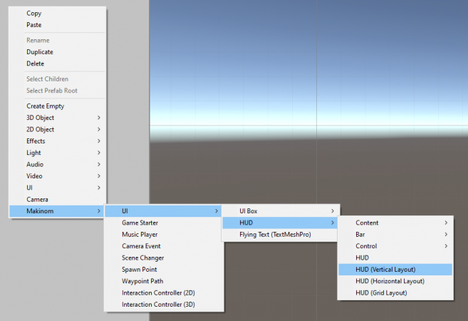 Unity UI Module - Makinom